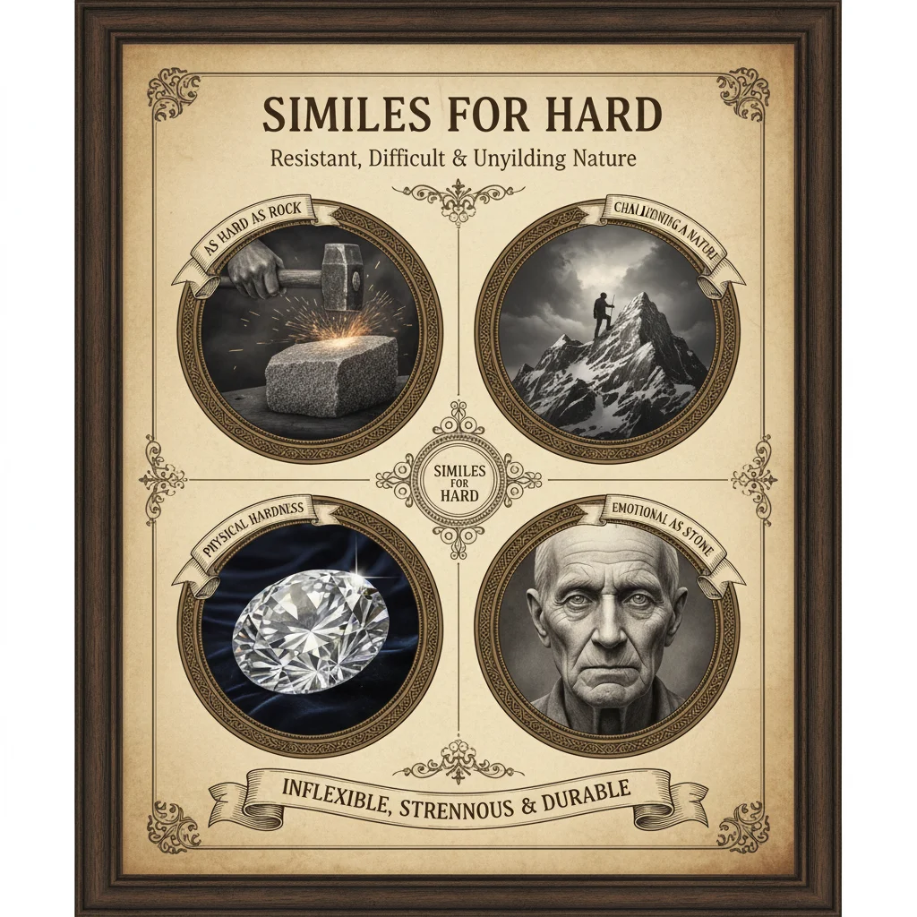 Similes for Hard — To Add Strength and Depth to Your Writing