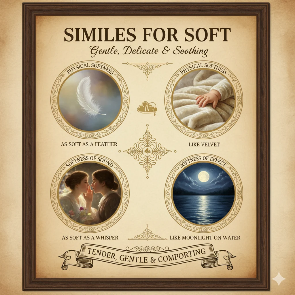 Beautiful Similes for Soft to Enrich Your Writing