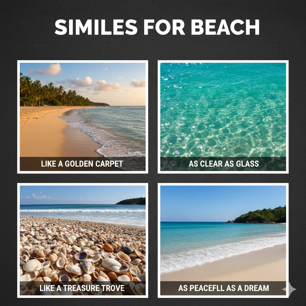 Similes for Beach: Stunning Comparisons That Bring the Ocean.