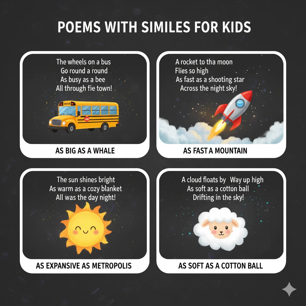 Poems with Similes for Kids: A Smart Guide for Parents