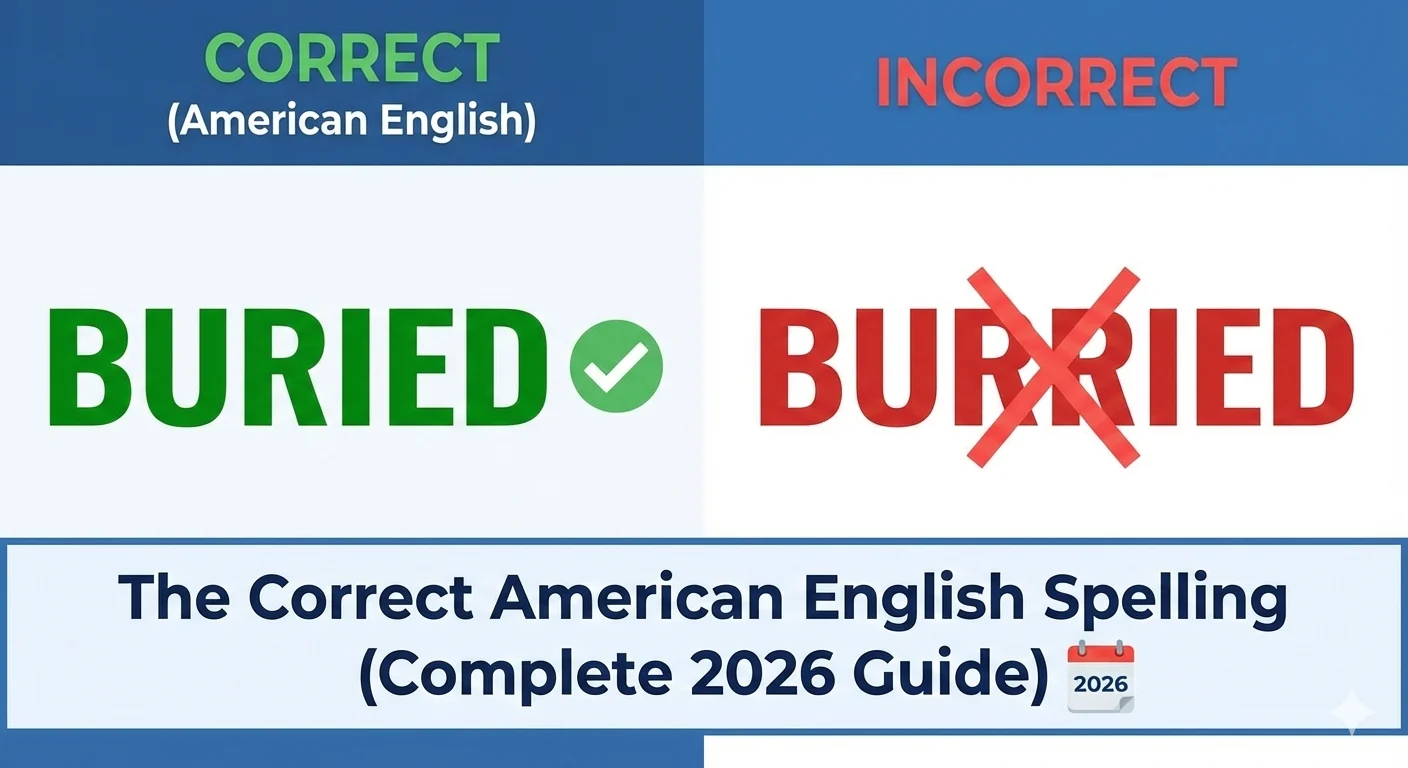 Buried or Burried – Avoid This Embarrassing Error
